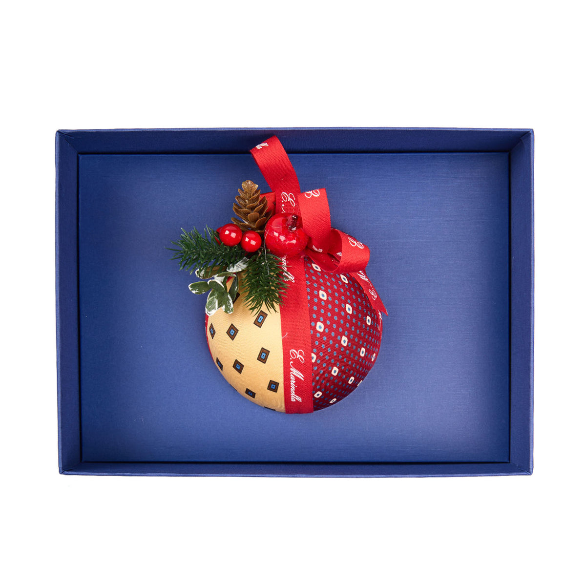 Pallina di Natale Verde Oliva - Christmas Bauble's Box – E.Marinella