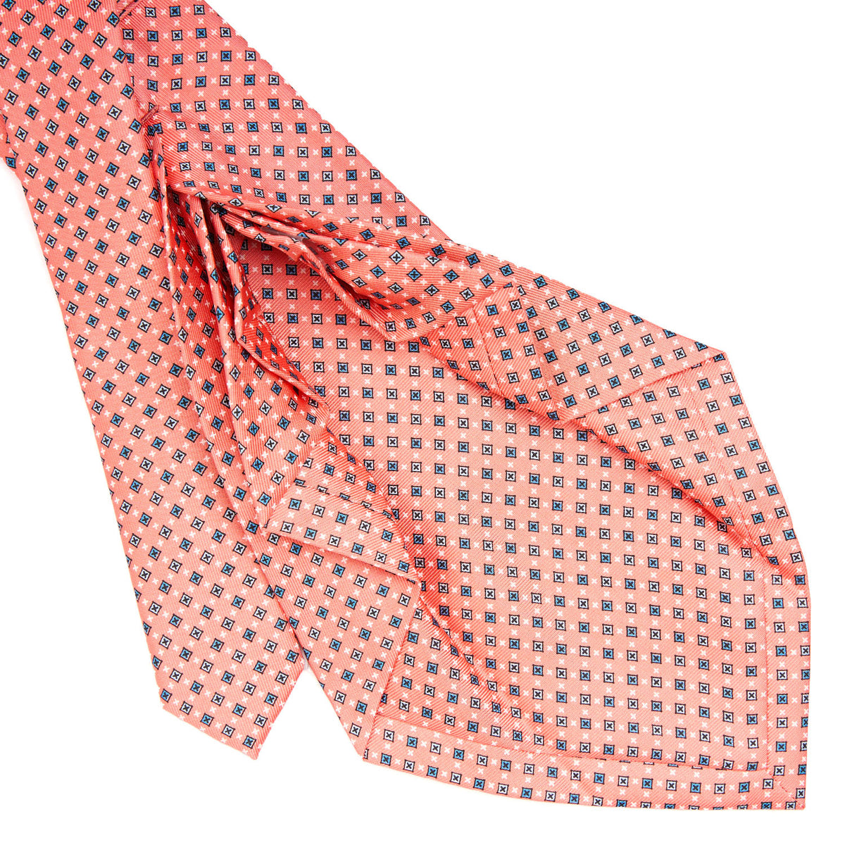 Pink 9 Fold Sartorial Silk Tie - Small Flower Pattern – E.Marinella