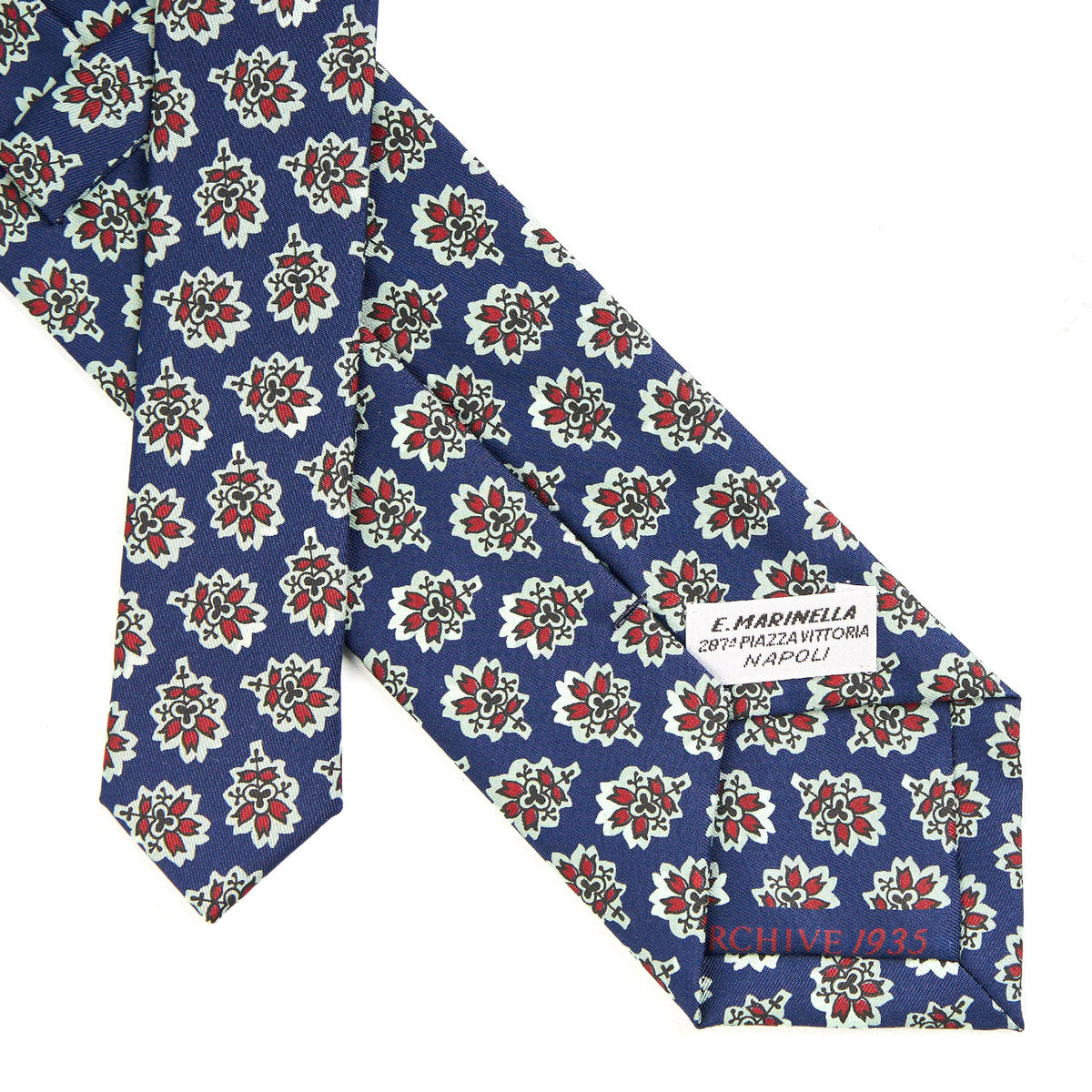 Blue Silk Tie - Archivio Collection 1935-06 – E.Marinella