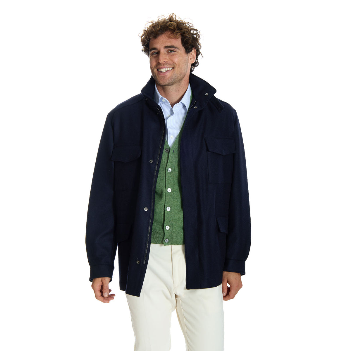Blue Field Jacket – E.Marinella