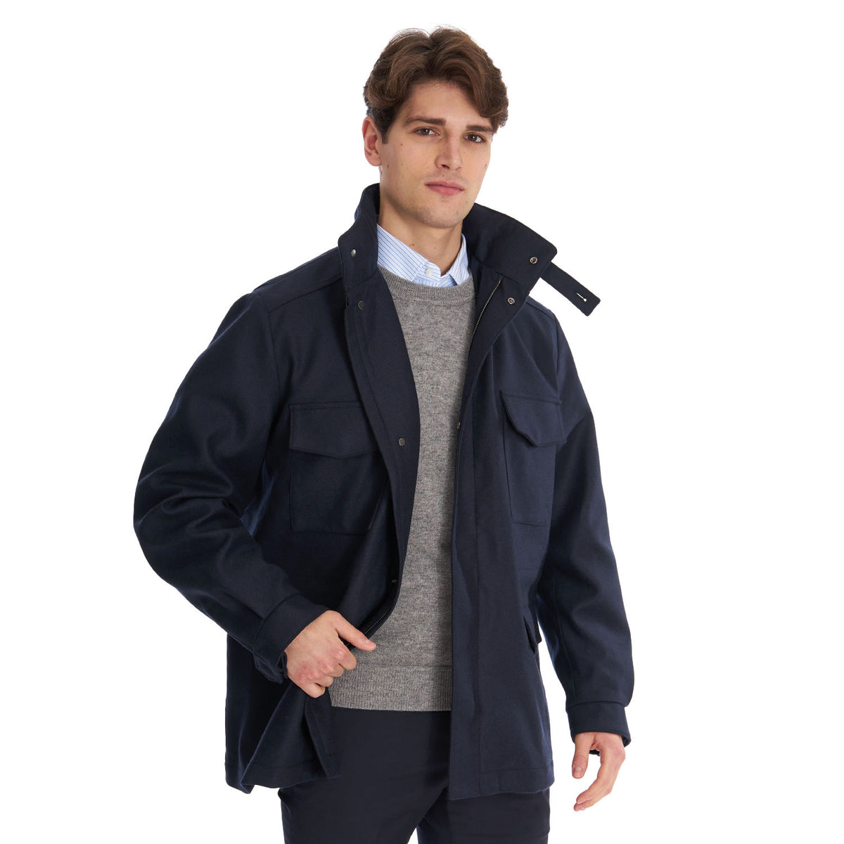 Blue Field Jacket – E.Marinella